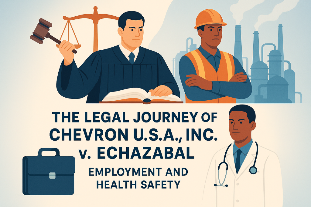 The Legal Journey of Chevron U.S.A., Inc. v. Echazabal: Employment and ...