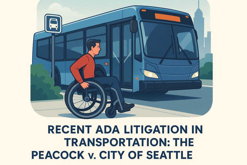 Recent ADA Litigation in Transportation: The Case of Peacock v. City of ...
