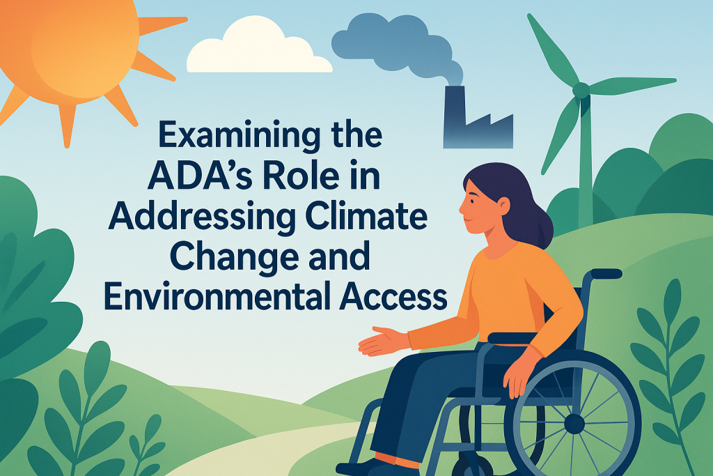 Examining the ADA’s Role in Addressing Climate Change and Environmental ...