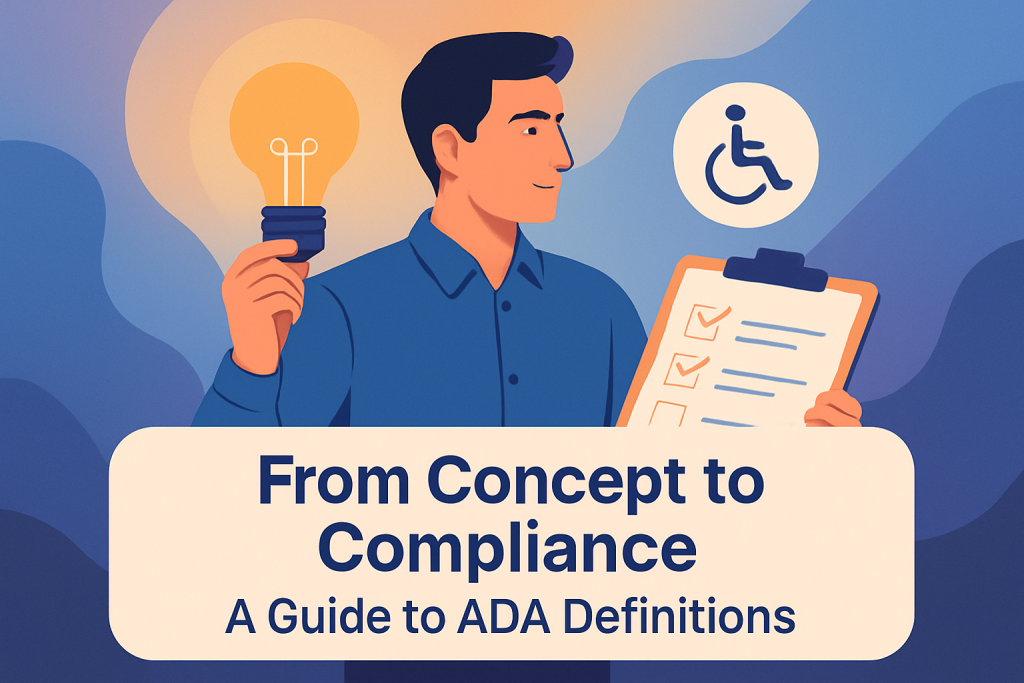 From Concept to Compliance: A Guide to ADA Definitions – KNOW-THE-ADA