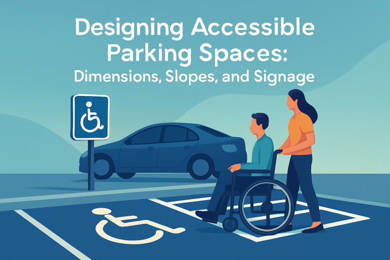 Designing Accessible Parking Spaces: Dimensions, Slopes, and Signage ...