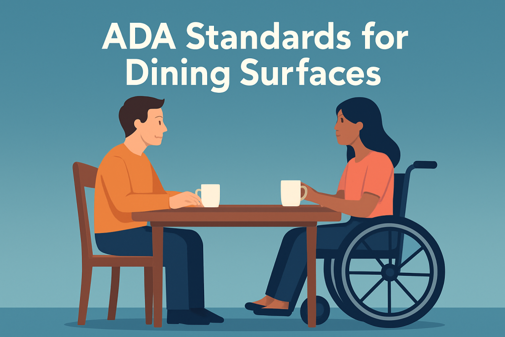 ADA Standards for Dining Surfaces – KNOW-THE-ADA