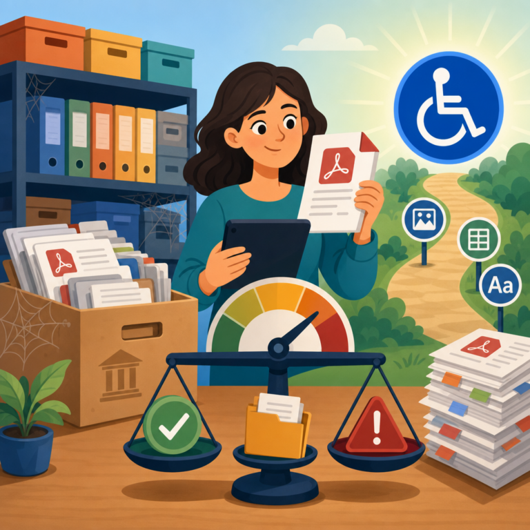 ADA Risk Triage for Archived PDFs and Legacy Content