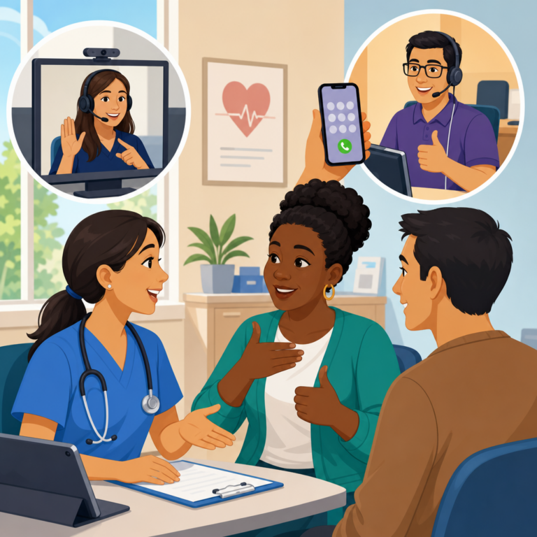 Clinical Interpreting: VRI vs On-Site vs 711 Relay
